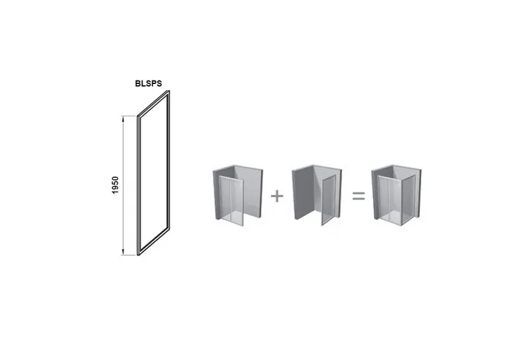 Нерухома стінка Blix Slim BLSPS-80, X9BM40C00Z1 - купити у Львові ...