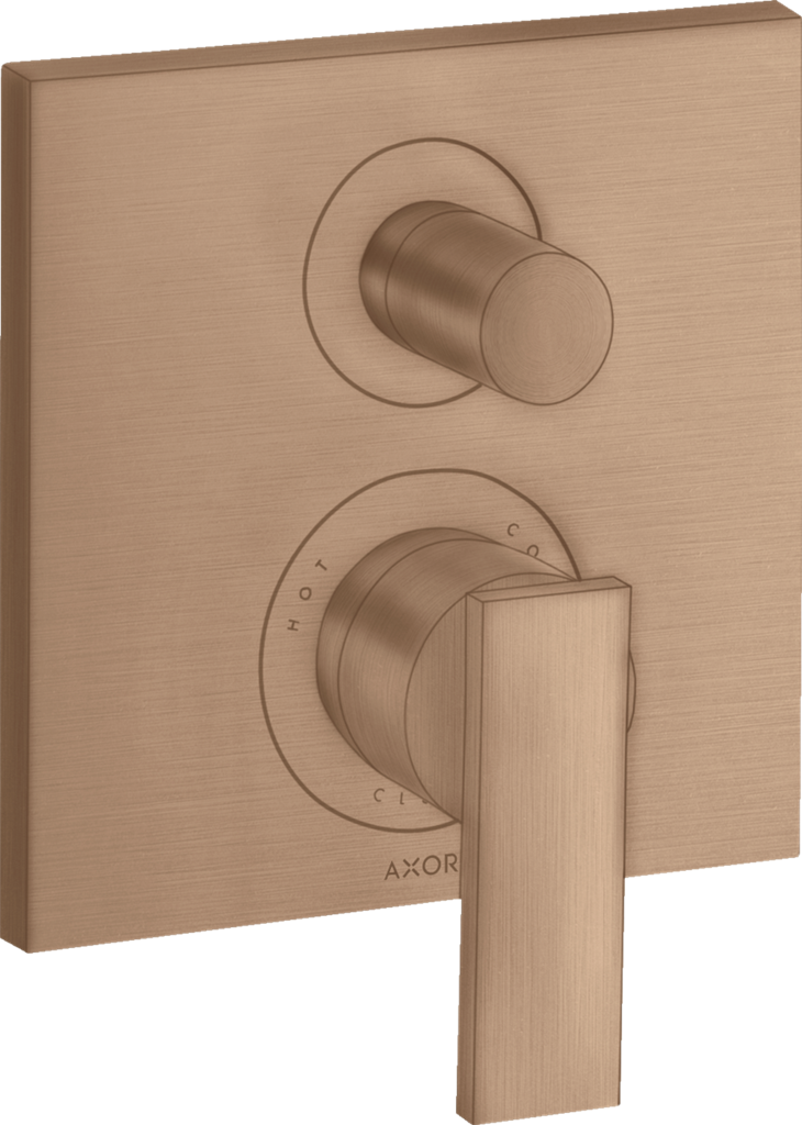 Змішувач Axor Citterio прихованого монтажу для ванни/душу, Brushed Red ...
