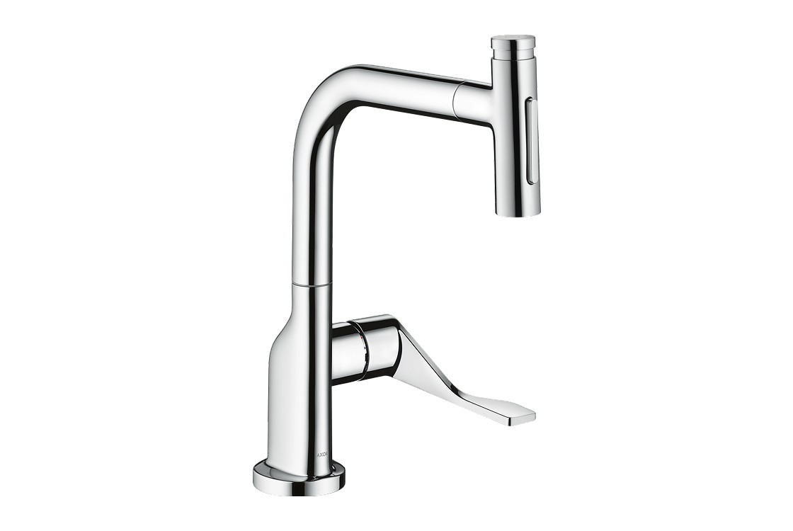 Змішувач Axor Citterio Select 230 2jet для кухні з витяжним виливом ...