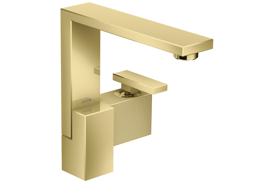 Змішувач Axor Edge 190 для умивальника з боковою ручкою Diamond Cut ...